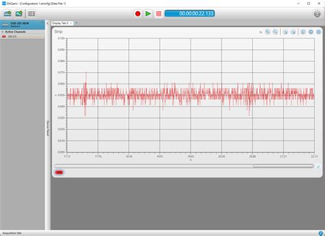 Noise In The Analog Input Signal Mcc Daq Usb 205 Data Acquisition