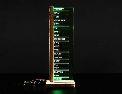 New Guide Vertical Wordclock With Feather M4 And Circuitpython