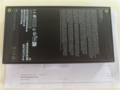 Appel Iphone Pro Max Gb Gold Neu Kaufen Auf Ricardo