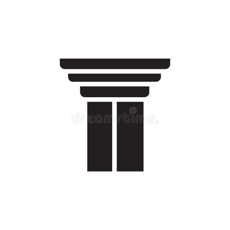 Pillar Column Icon Web Design In Vector Stock Vector Illustration Of