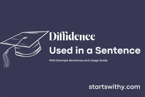 Diffidence In A Sentence Examples 21 Ways To Use Diffidence