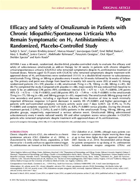 Pdf Faculty Of 1000 Evaluation For Efficacy And Safety Of Intravenous