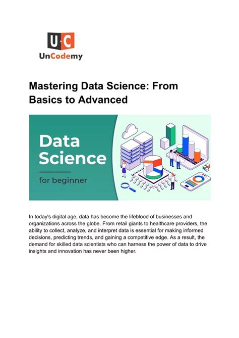 ppt mastering data science from basics to advanced powerpoint