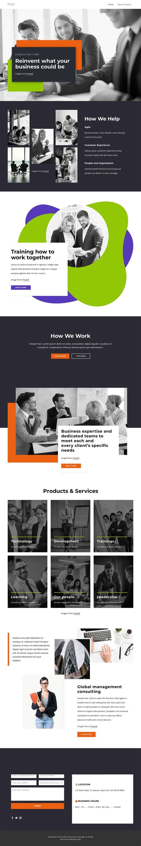 Experience And Digital Transformation Css Template By Nicepage