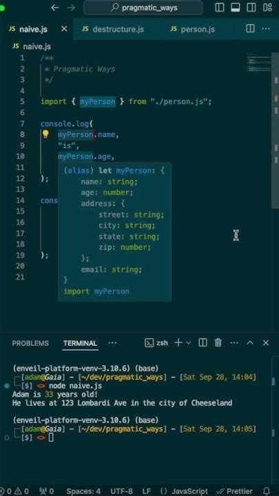 Destructuring Objects In Javascript Youtube