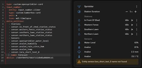 How To Rename A Sensor In A Manual Card Frontend Home Assistant