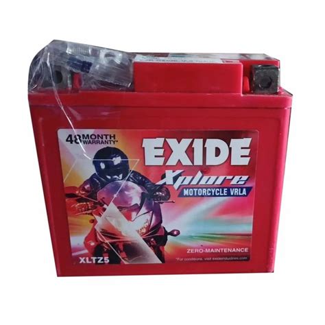 Exide Xltz5 Bike Battery At ₹ 1150piece Exide Motorcycle Batteries
