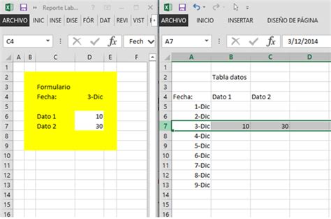 Macro Para Copiar Datos De Una Hoja A Una Tabla Con Fecha Especifica Microsoft Excel