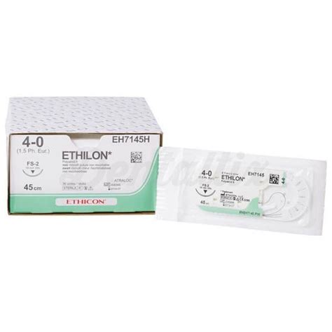 Ethilon Sutura No Reabsorbible Monofilamento Negro 36 Uds Ethicon