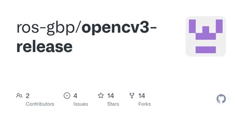 github ros gbp opencv3 release