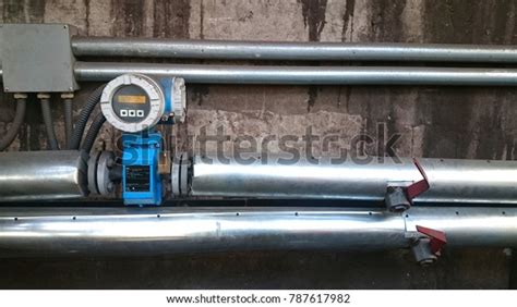 Flowmeter Installed On Pipeline Measurement Water Stock Photo Shutterstock