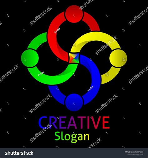 Unity People Logo Symbol Icon Modern Stock Vector Royalty Free 2252814299 Shutterstock