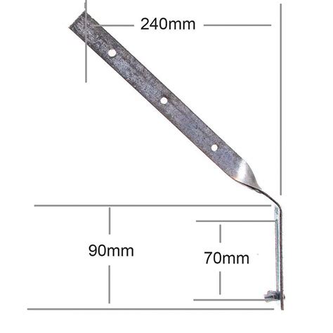 Side Fix Rafter Gutter Brackets Freefoam Galvanised