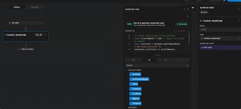Horizontal Navigation Scrollbar With Button To Scroll How Do I