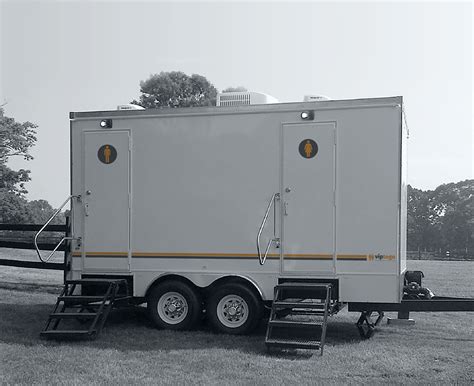 Five Station Portable Restroom Trailer