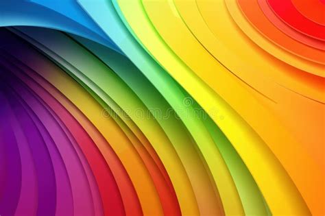 Colorful Wave Patterns Creating A Vibrant Abstract Design With Smooth Curves And Gradients In A