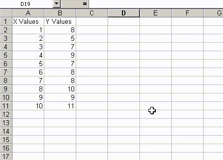 Excel LINEST Function Tutorial Ice Fractal