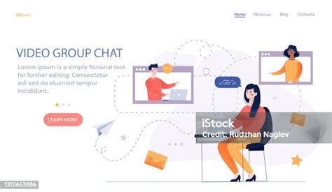 teknologi manajemen proyek jarak jauh ilustrasi stok unduh gambar sekarang konferensi video