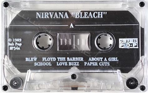 Vintage Nirvana Bleach Cassette Tape