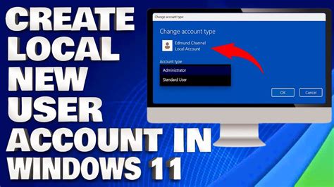 How To Create New User Account In Windows How To Create A Local Administrator User Account