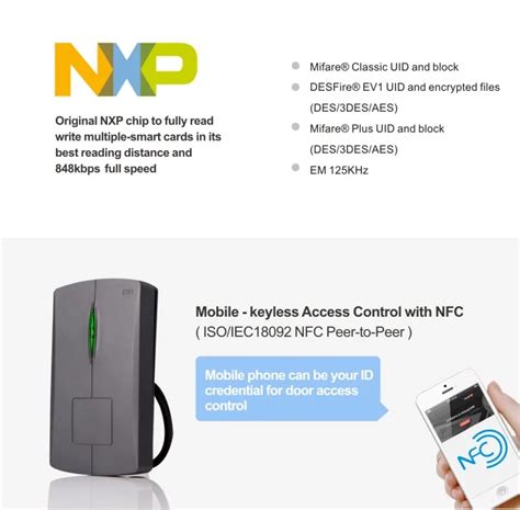 13 56mhz waterproof rfid ethernet mifare nfc reader with keypad tcp ip