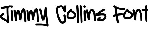 Jimmy Collins Font Dafont Style