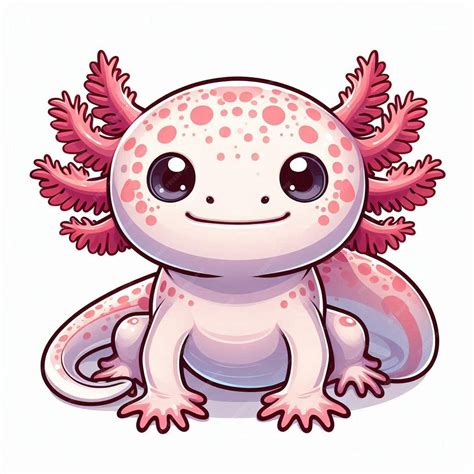 Axolotl Vector Cartoon Illustration Premium Ai Generated Vector