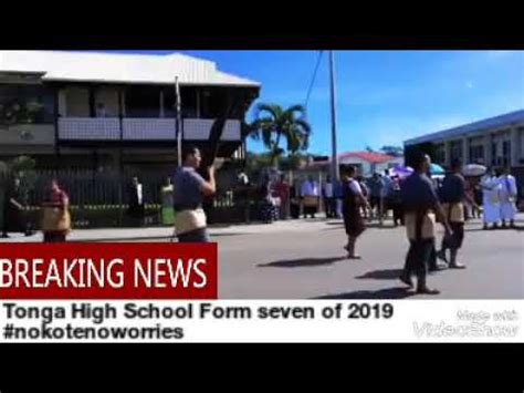 Tonga High School Form 7 Parliament March 2019 Youtube