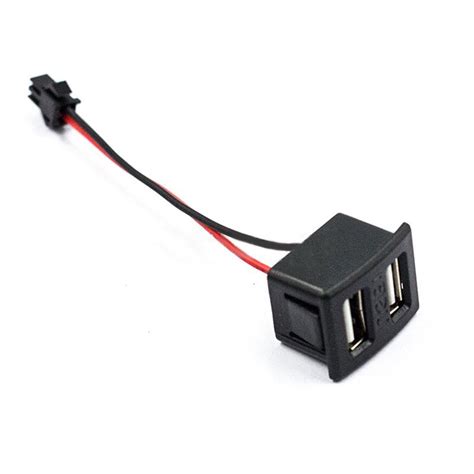 Premium Black Double Layer USB Female Type C Charging Socket Power Socket With Walmart Com