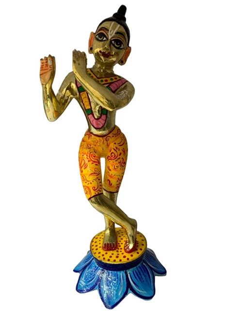 Brass Krishna Statue Temple At Rs 980kg In Mathura Id 2853103890491