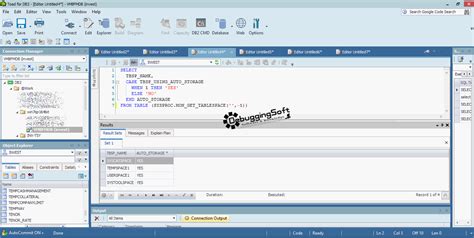 [db2] Query ตรวจสอบการ Set Automatic Storage ของ Table Space Naiwaen Debuggingsoft