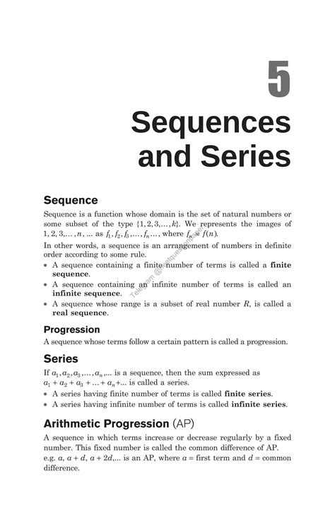 SOLUTION Sequence And Series Studypool