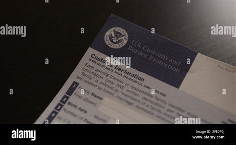 Entry Declaration Stock Videos And Footage Hd And 4k Video Clips Alamy