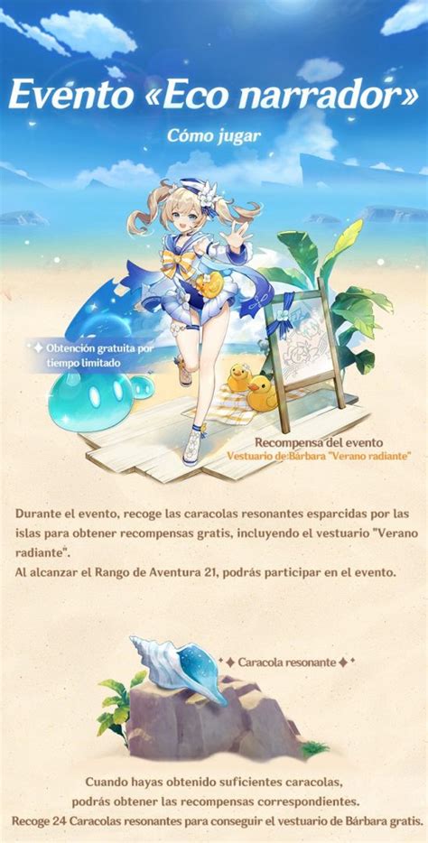 Evento Genshin Impact C Mo Conseguir La Nueva Skin De B Rbara Y Jean The Art Of Gaming