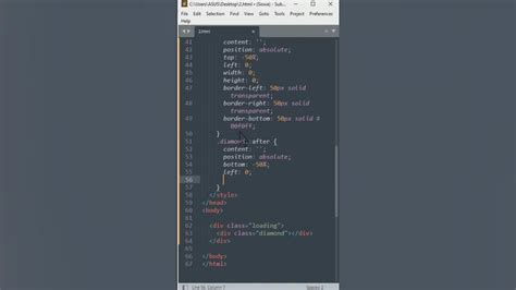 Loading Animasi Berbentuk Berlian Yang Berkilauan Tutorial Html Css Html Css Mengareit