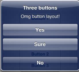 Iphone Rearranging UIAlertView S Button Layout Stack Overflow