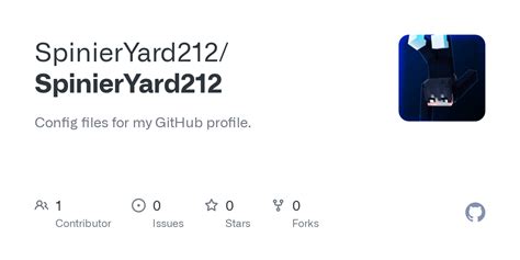 Github Spinieryard Spinieryard Config Files For My Github Profile