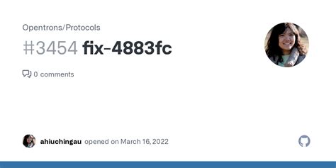 Fix 4883fc Issue 3454 Opentrons Protocols GitHub