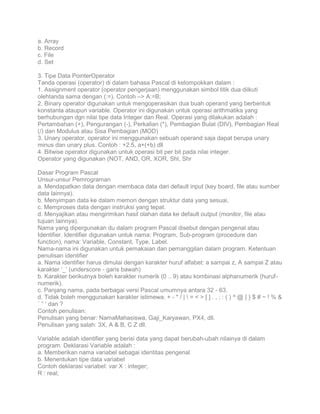 Dasar Dasar Turbo Pascal DOCX