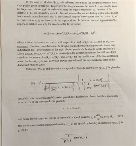 Solved A Consider The Following Gaussian Probability Chegg