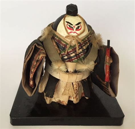 Kokeshi 105 Cm Benkei Kabuki Kanjin Cho Japanese Antique Eggshell