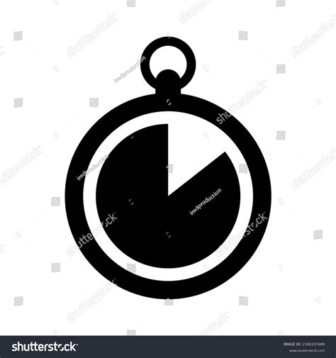 Chronometr Stopwatch Icon Fast Time Timestamp Stock Vector Royalty