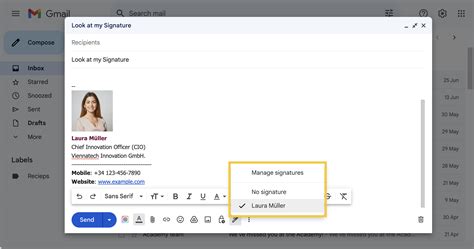 How To Add Signature To Email Gmail Outlook And Mail Fynk