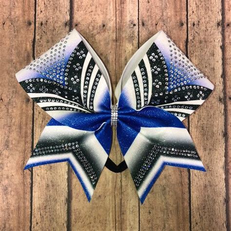 Customized Rhinestone Cheer Bow Etsy