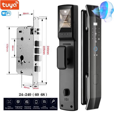 Tuya 3d Face Real Time Intercom Smart Door Lock Security Camera Intelligent Fingerprint Password