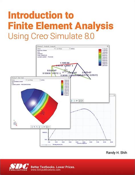 Introduction To Finite Element Analysis Using Creo Simulate 80 Book 9781630574895 Sdc