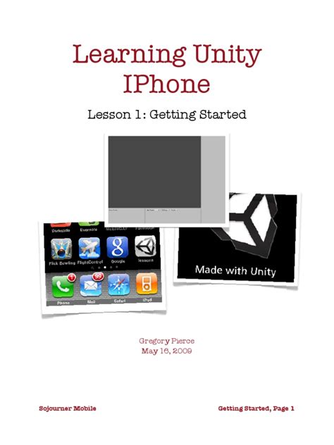 Setting Up Iphone Unity Unity Engine Unity Discussions