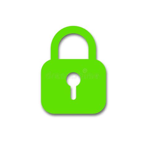 Lock Padlock Icon Vector Sign Stock Vector Illustration Of Guard