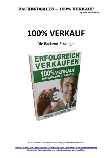 PDF Wie Sie mit der Backend Strategie Ihre Online und Offline Umsätze immens erhöhen DOKUMEN
