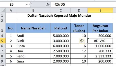 6 Macam Pesan Error Pada Excel Dan Cara Cepat Mengatasinya Depot Excel